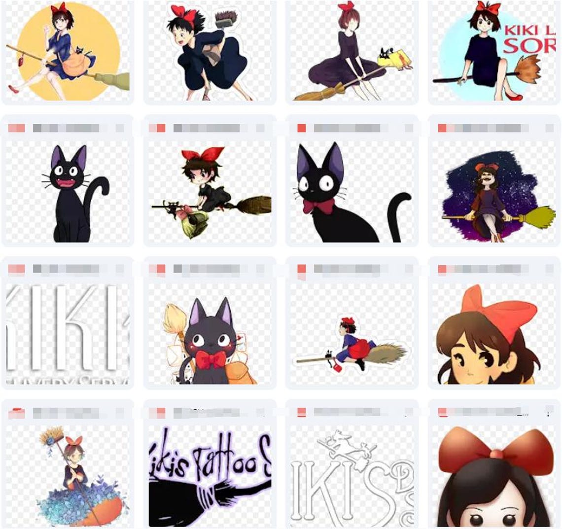 Kiki's Delivery Service Png Files, Magical Girl, Black Cat Jiji ...