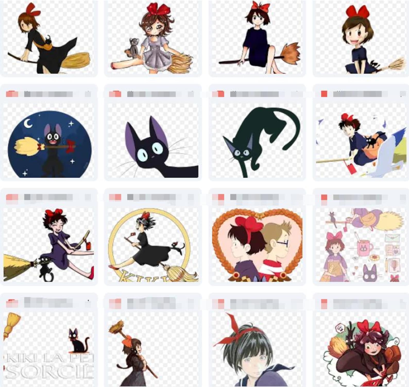 Kiki's Delivery Service Png Files, Magical Girl, Black Cat Jiji ...