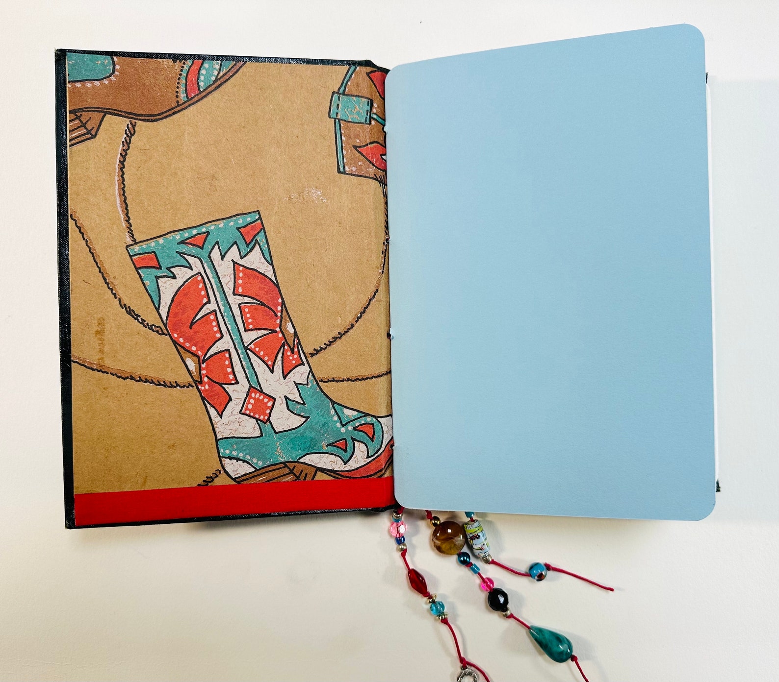 Hand-sewn Upcycled Art or Writing Junk Journal With Repuposed - Etsy