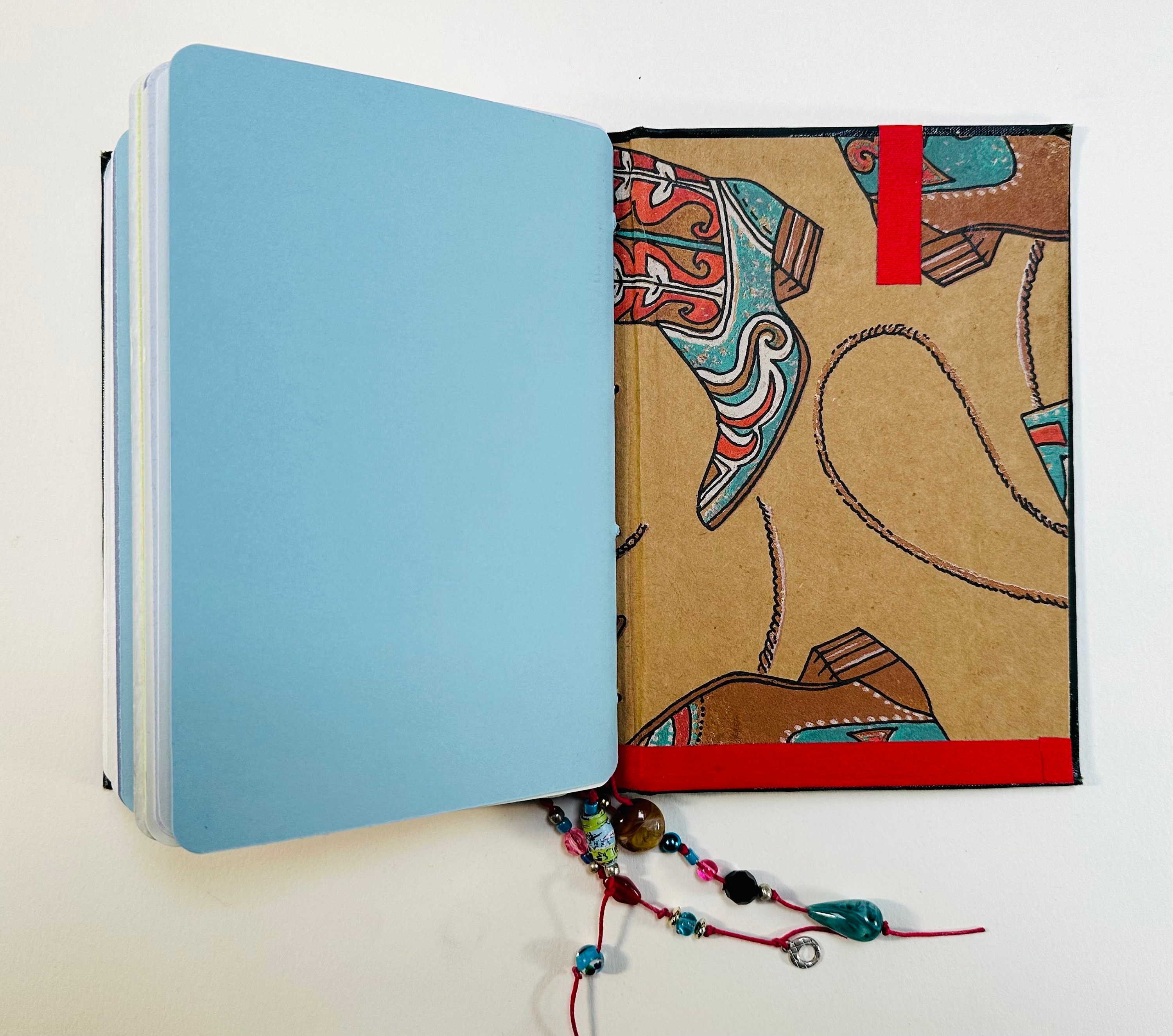 Hand-sewn Upcycled Art or Writing Junk Journal With Repuposed - Etsy