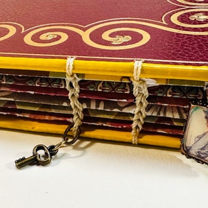 Coptic Stitch Upcycled Beautiful Art or Writing Journal With - Etsy