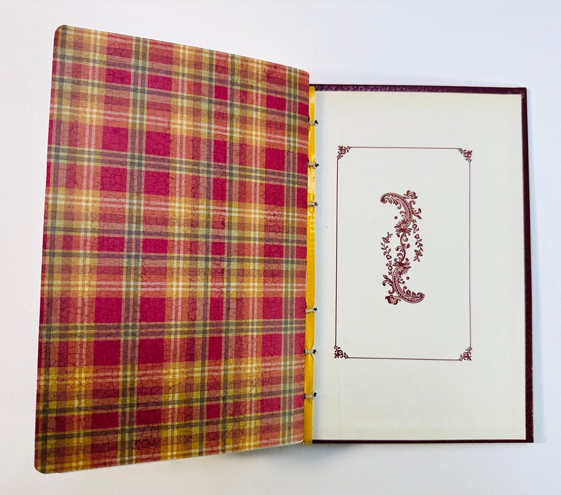 Coptic Stitch Upcycled Beautiful Art or Writing Journal With - Etsy