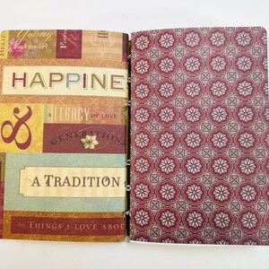 Coptic Stitch Upcycled Beautiful Art or Writing Journal With - Etsy