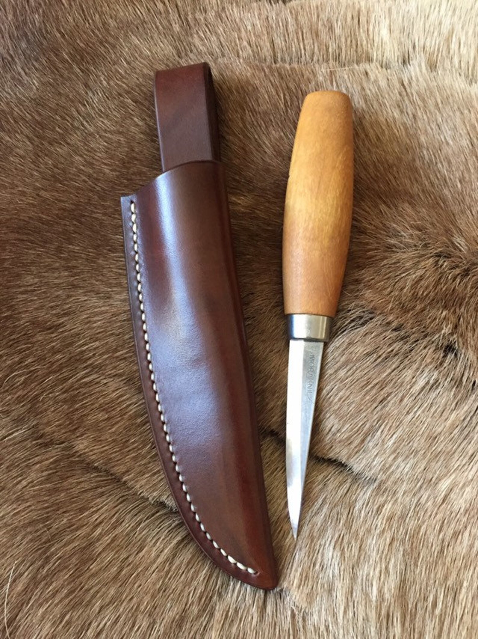 Mora 106 Sloyd Woodcarving Knife Sheath With Belt Loop Knife | Etsy