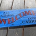 Vintage Bar Sign, 'all Nations Welcome Except Carrie' - Etsy