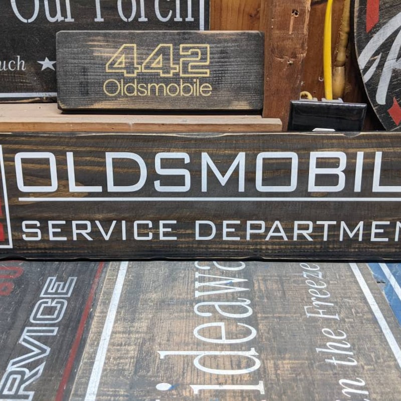 Oldsmobile Service Signs - Etsy