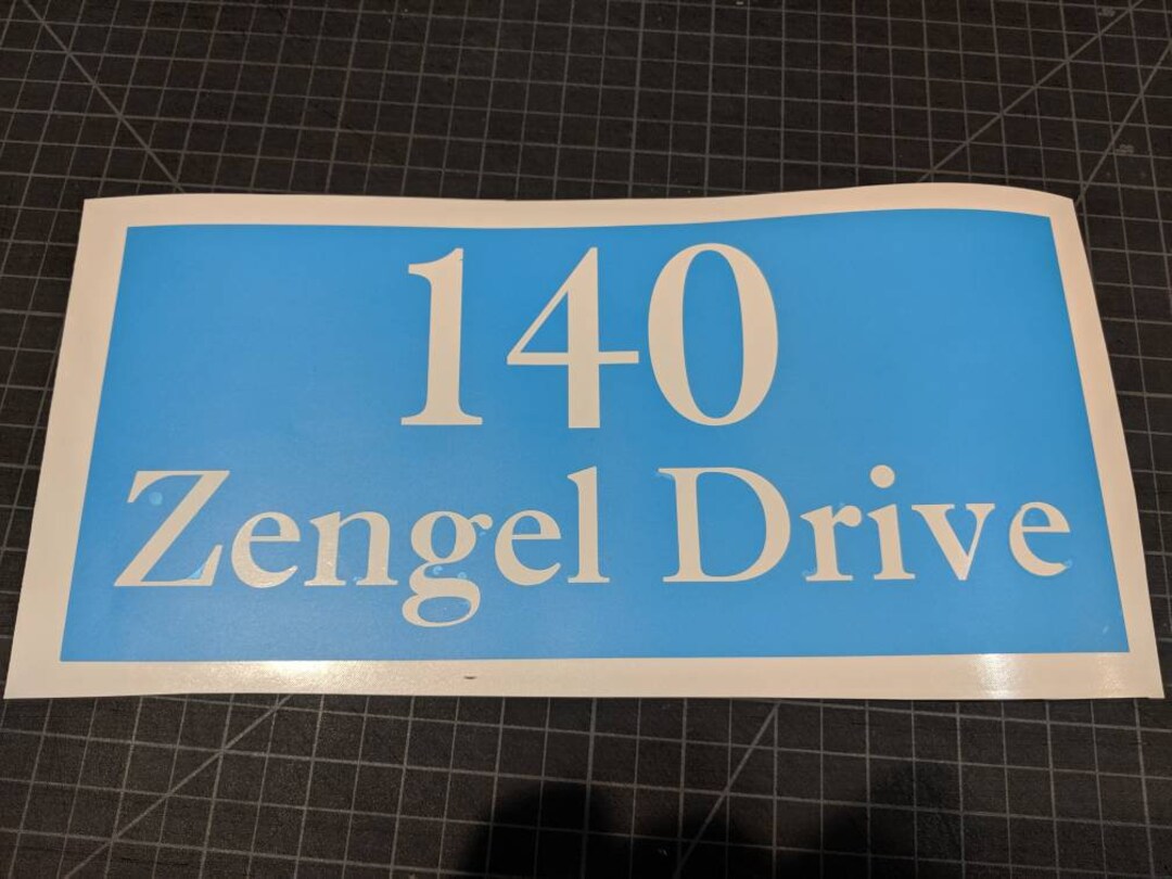 Street Address Stencil Make Your Own Sign - Etsy
