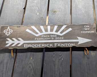 Arrow of Light Plaque - Etsy