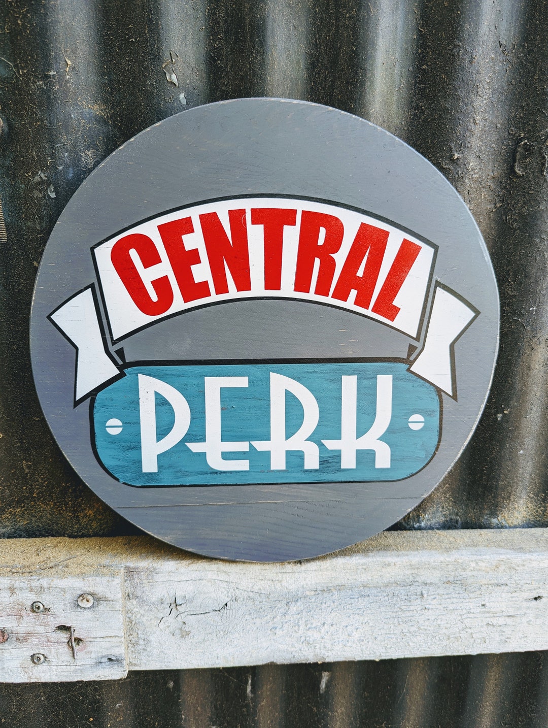 Custom Central Perk Rustic Wood Sign, Coffee House Sign. Rmbrustic ...