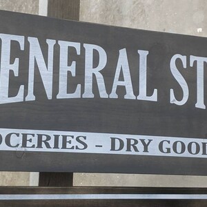 Vintage Wood General Store Sign, Customizable General Store Sign - Etsy