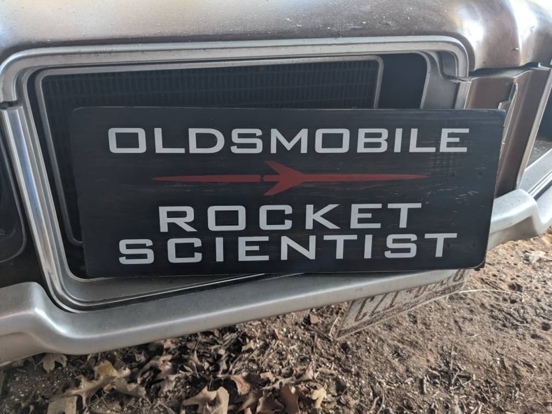 Oldsmobile Rocket Scientist Sign Oldsmobile Sign - Etsy