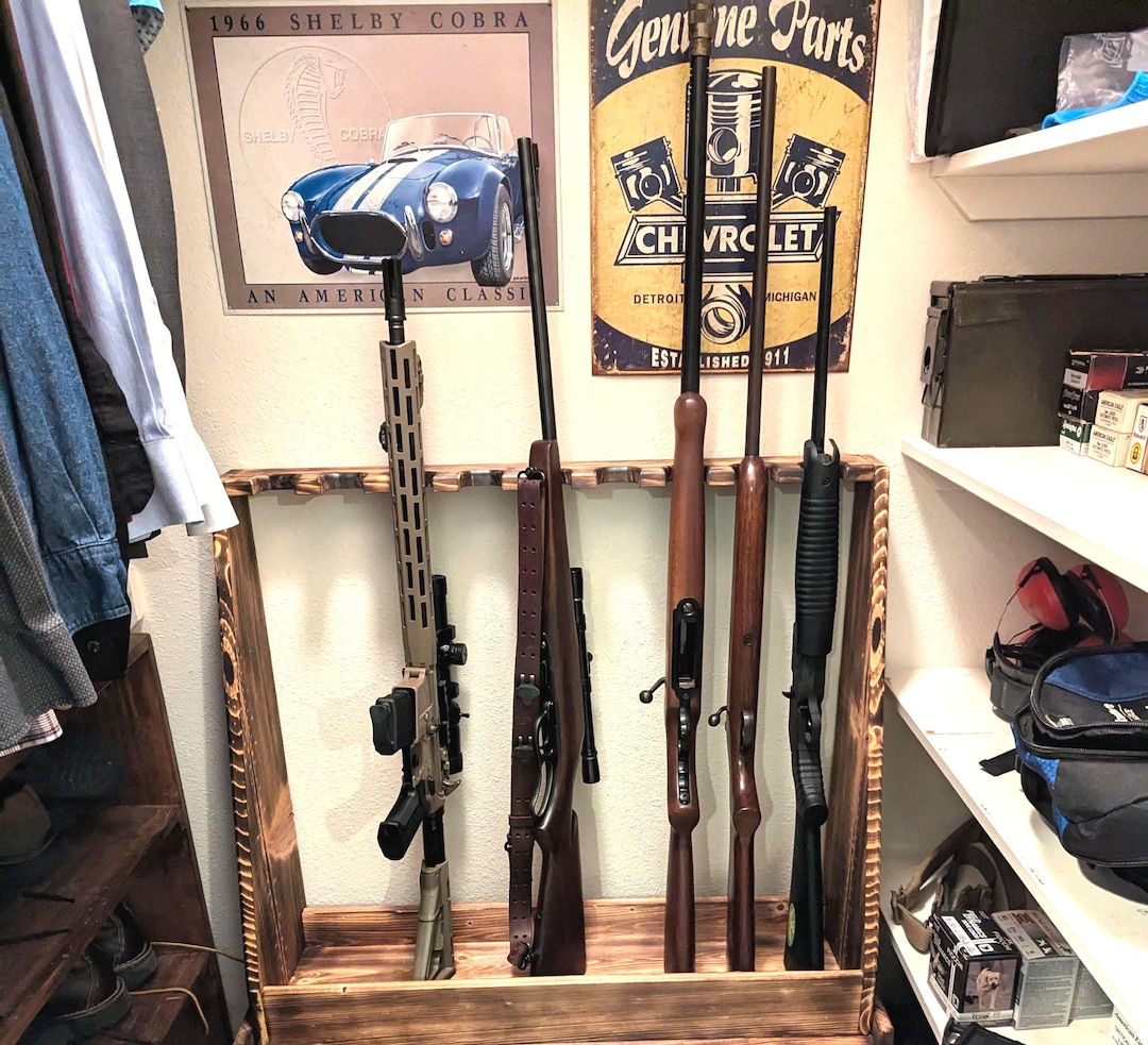 Rustic Rifle Rack, 9 Rifle Rack, Shotgun Rack, 4, 6 Rifle Rack, Rifle ...