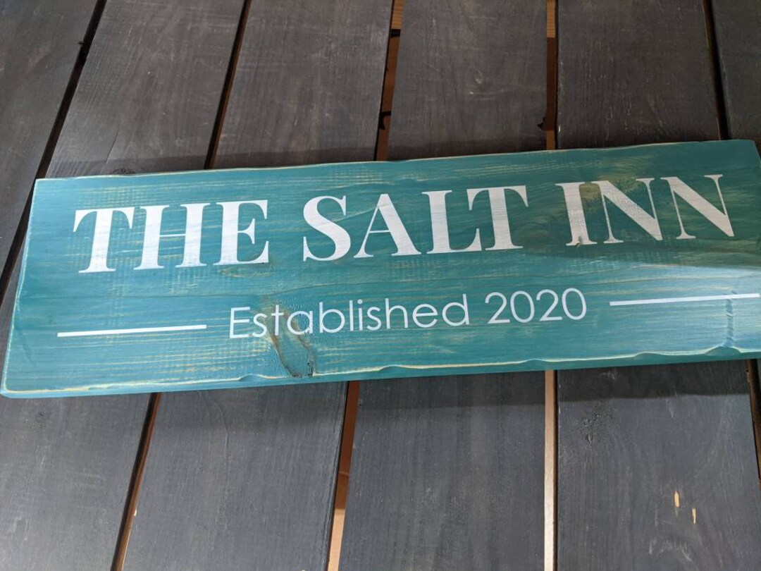 Custom Rustic Established Signs, Rustic Wood Sign, Customizable ...