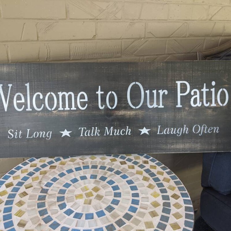 Wood Patio Signs - Etsy