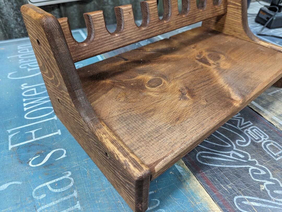 Rustic Pistol Rack, Hand Gun Rack, Hand Gun Storage, 5, 7 & 10 Gun Hand ...