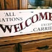 Vintage Bar Sign, 'all Nations Welcome Except Carrie' - Etsy
