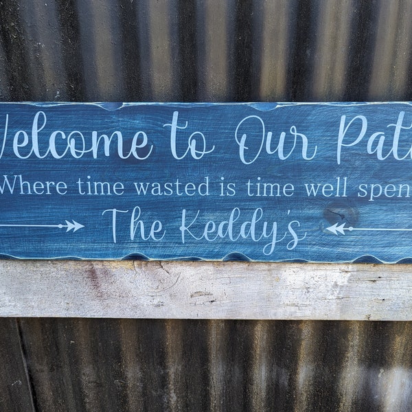 Wood Patio Signs - Etsy