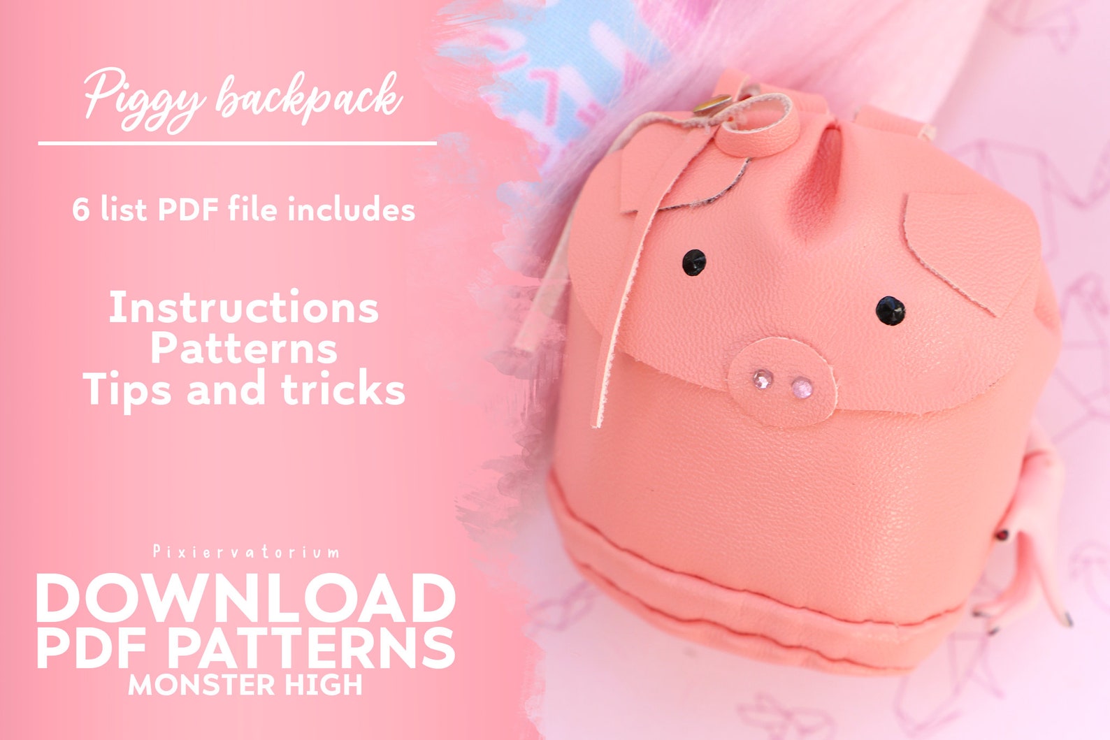 DIGITAL Download Pattern & Instructions | Monster High Ever After High ...