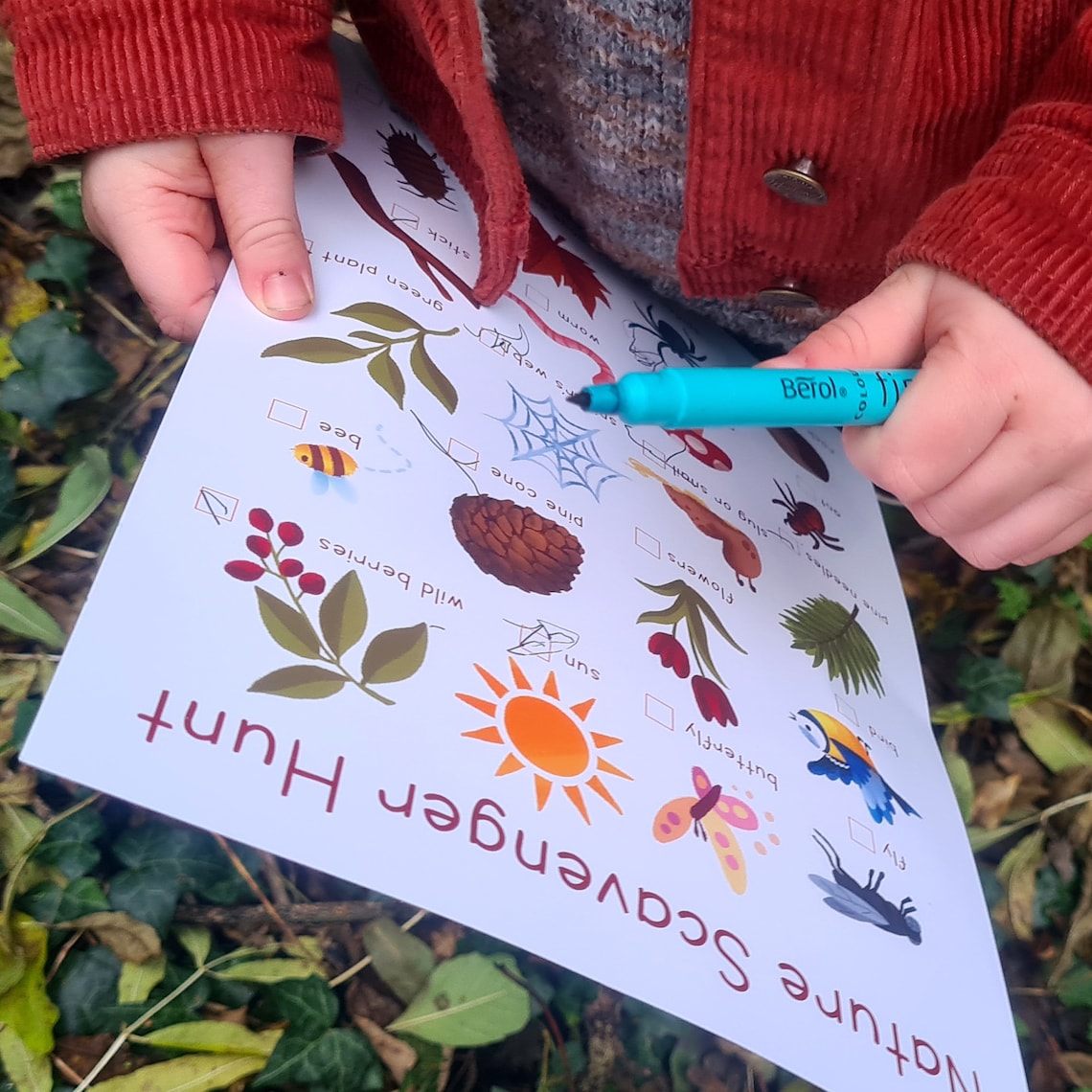 Nature Scavenger Hunt - Activity Sheet - Woodland - Autumn - Printable ...