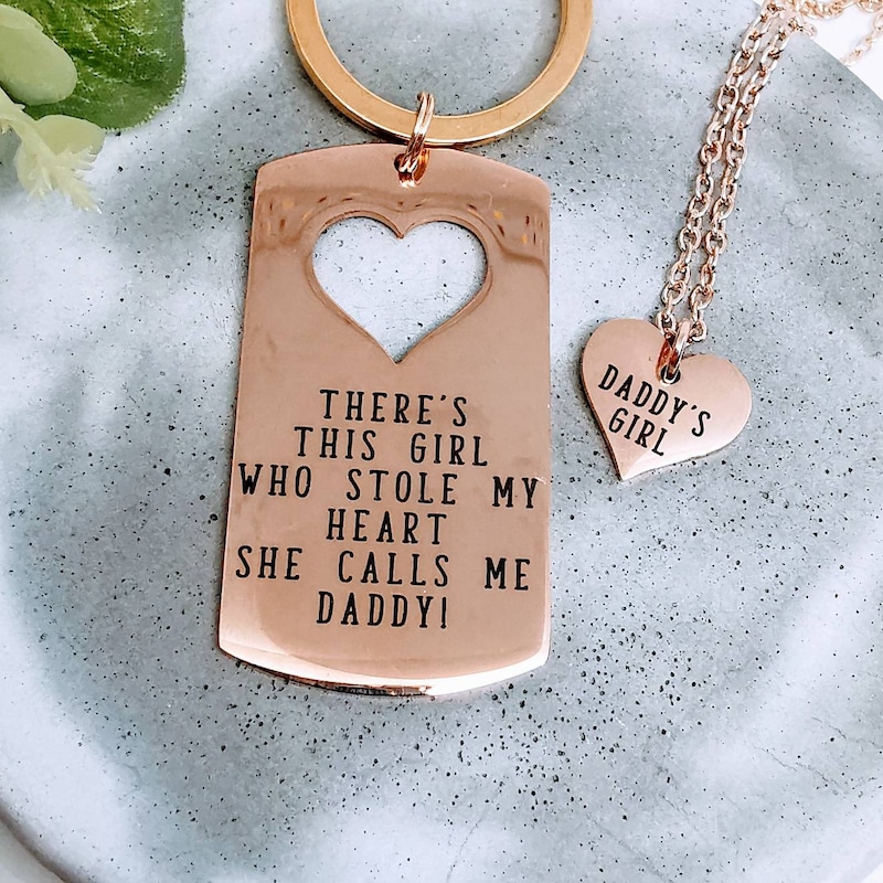 Daddy/daughter Necklace - Etsy UK