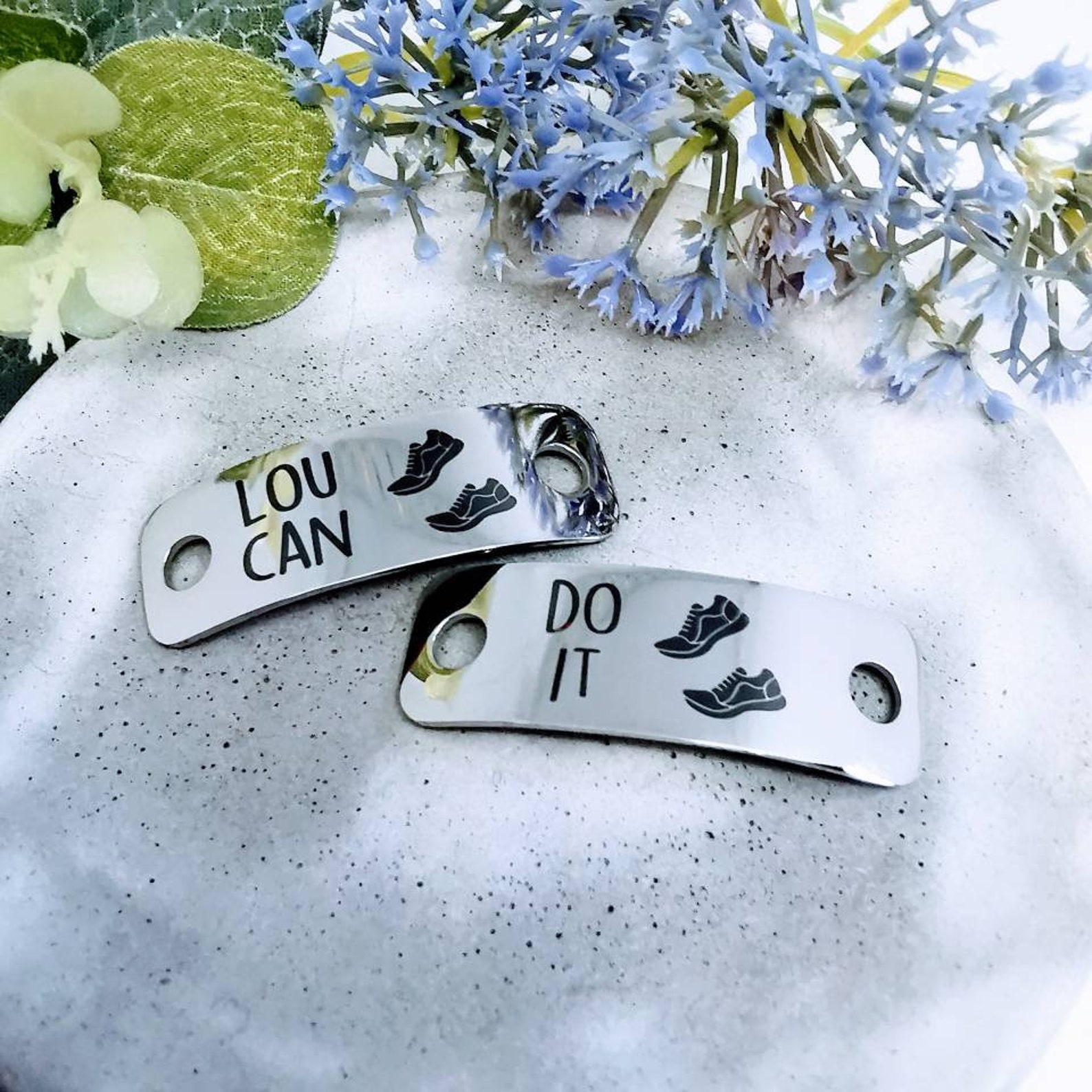 Personalized Trainer Tags Shoe Lace Tags Gift for Runners - Etsy UK