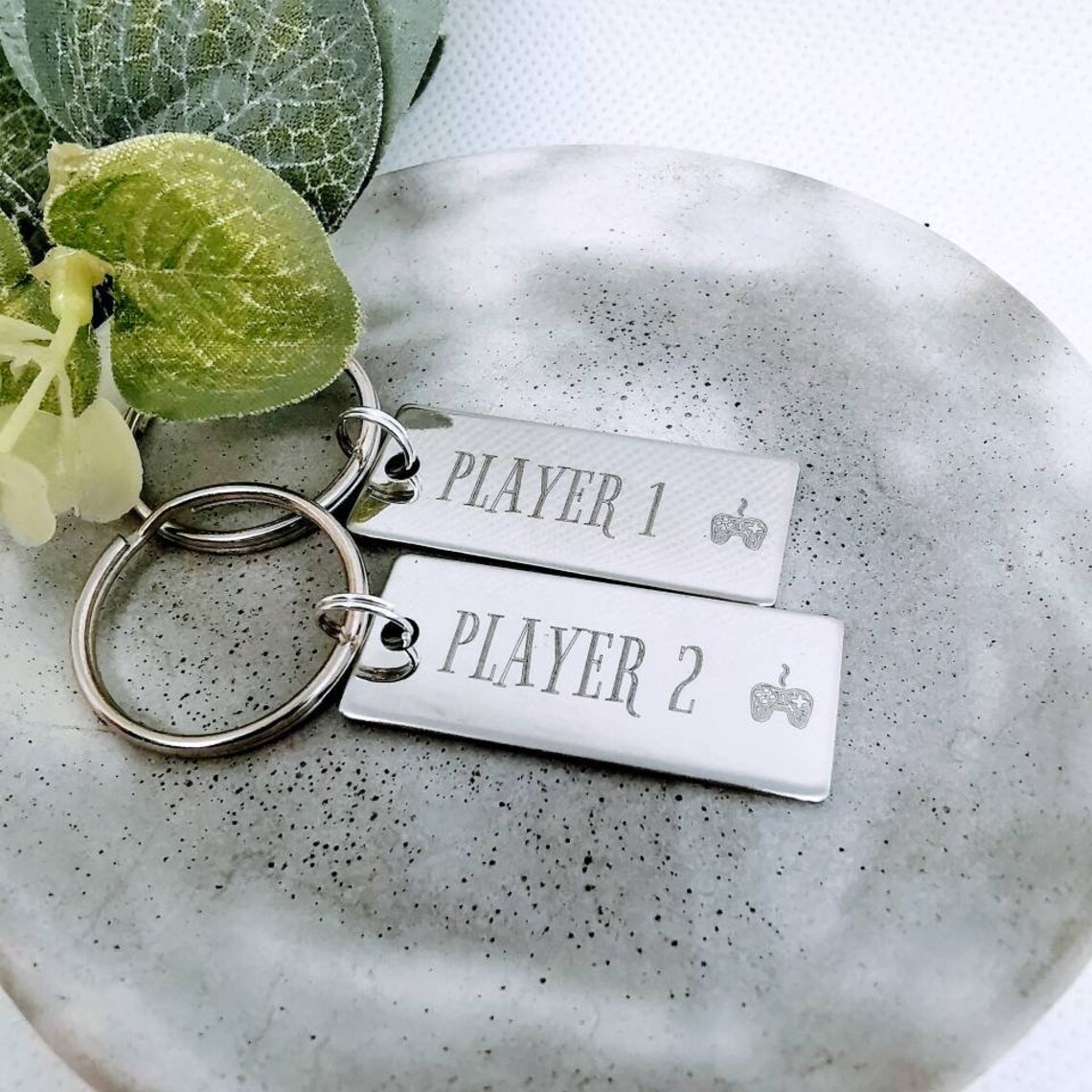 Player 1 Player 2 Keyring Xbox Key Chain Playstation Key | Etsy