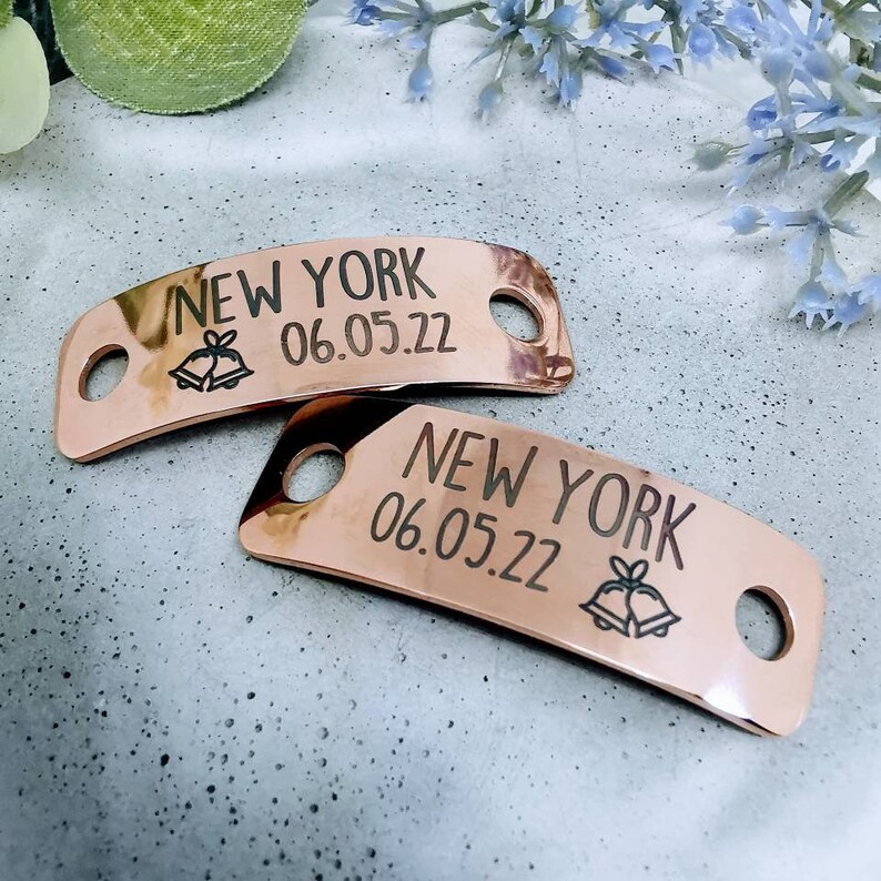 Personalized Trainer Tags Shoe Lace Tags Gift for Runners - Etsy UK