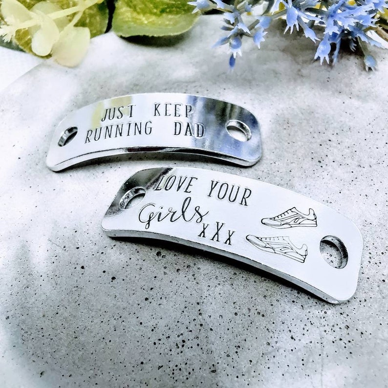 Personalized Trainer Tags Shoe Lace Tags Gift For Runners | Etsy