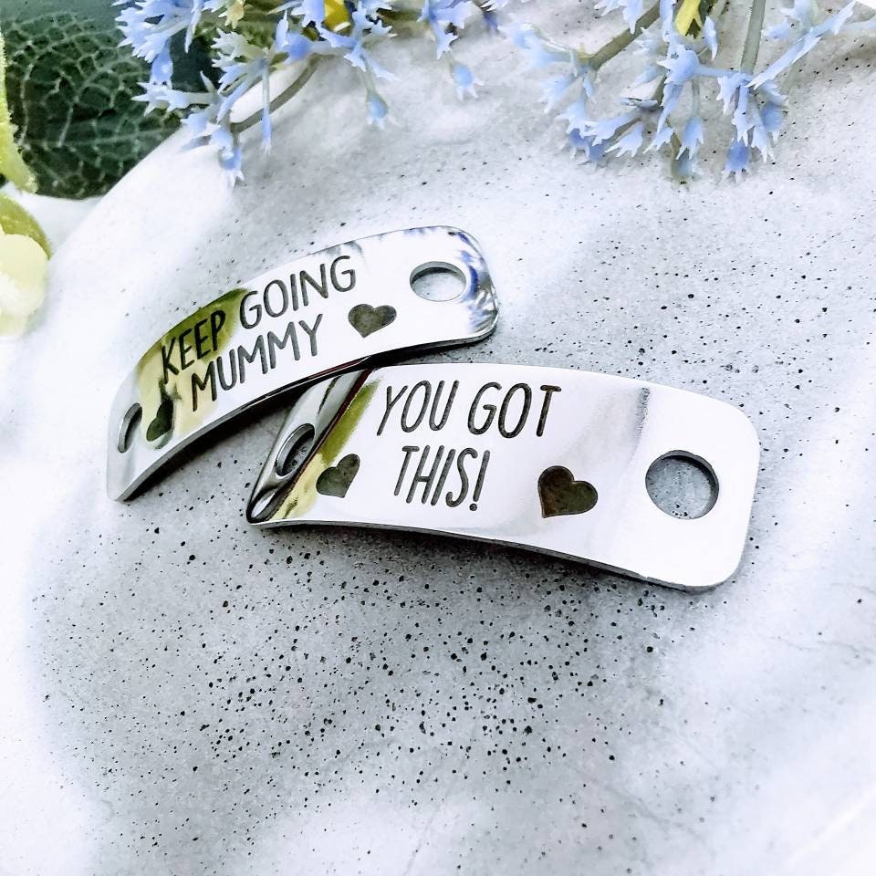 Personalized Trainer Tags Shoe Lace Tags Gift for Runners - Etsy
