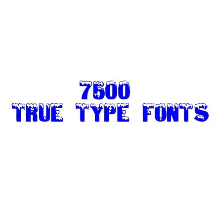 Digital Download 7500 Fonts & Typefaces Cardmaking True Type - Etsy