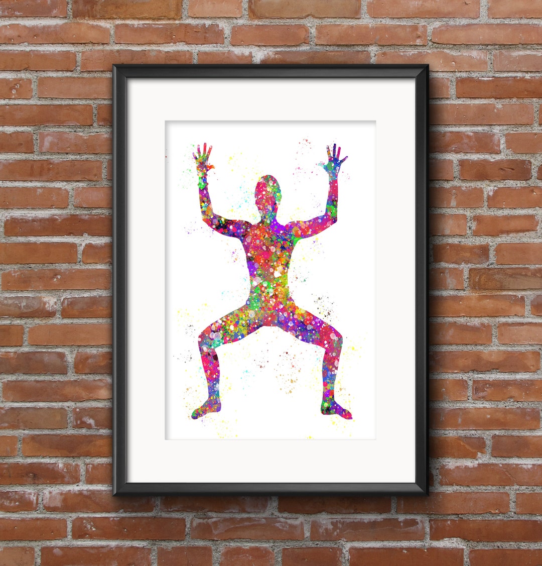 Yoga Printable Goddess Squat Pose Wall Art,basic Pose, Utkata Konasana ...