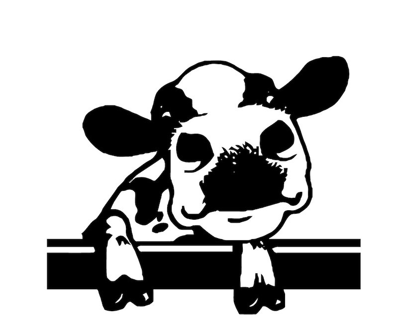 Nosey Cow Temporary Tattoo (set of 6) - Etsy