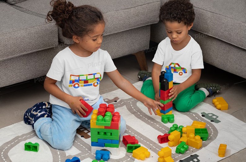 Printable Building Blocks Transport Theme Vehicle Nursery Pictures, Set ...