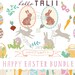 HAPPY EASTER BUNDLE Clip Art + Digital Paper- Easter Graphics Easter ...