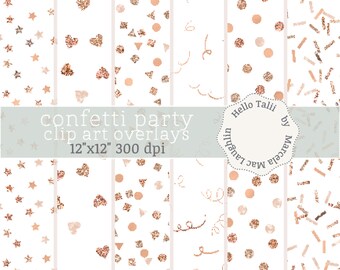 HEARTS Overlays Transparent PNG JPG Digital Papers Red | Etsy