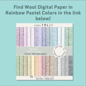 WOOL TEXTURES Digital Paper- Ugly Sweater Day Winter Colors Thin and ...