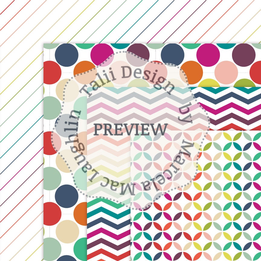 Rainbow Digital Paper RAINBOW BIRTHDAY Rainbow Colors Rainbow | Etsy