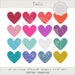 Glitter HEARTS Clipart BUNDLE Digital Valentine Day Clip Art - Etsy