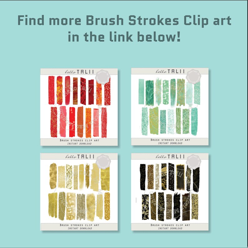 SILVER BRUSH STROKES Png Clipart Grey Handpainted Washi Tape | Etsy