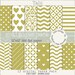 GOLD DIGITAL PAPER White and Gold Glitter Backgrounds Damask - Etsy