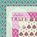 Pink Ikat Digital Paper PINK and TEAL IKAT Patterns Ikat Backgrounds ...