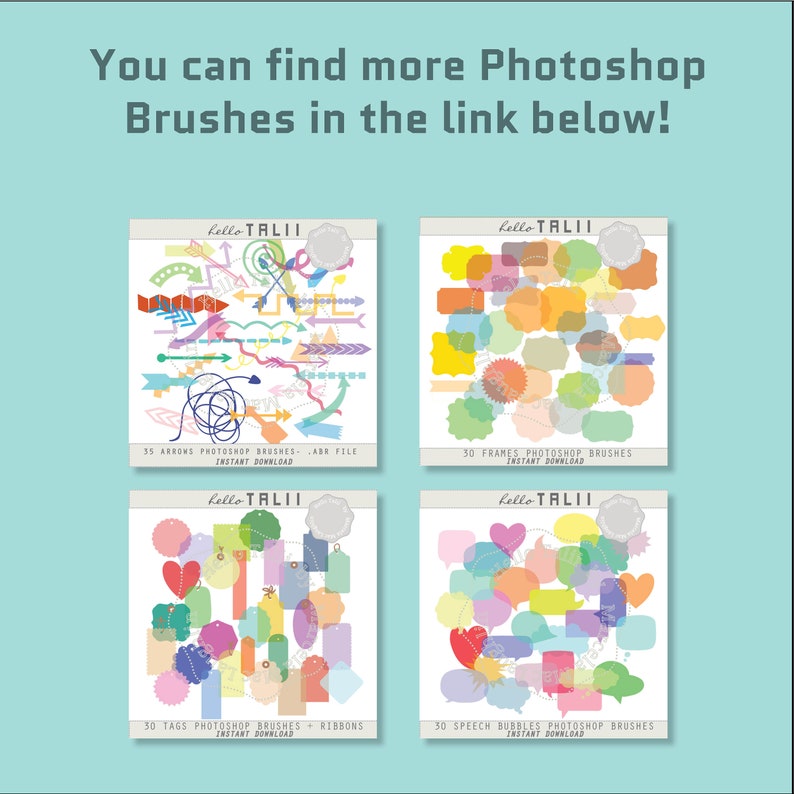 Photoshop Brush FRAMES PHOTOSHOP Brushes 30 Vintage Frames - Etsy