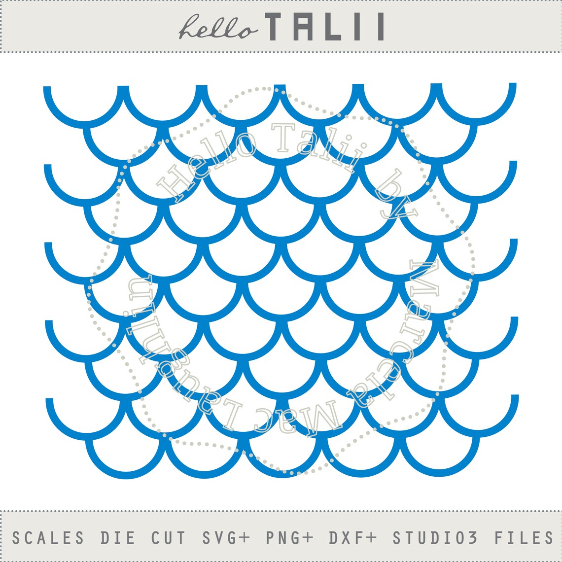 MERMAID SVG Digital Stencil + Die Cut Scales- Little Mermaid Decor ...