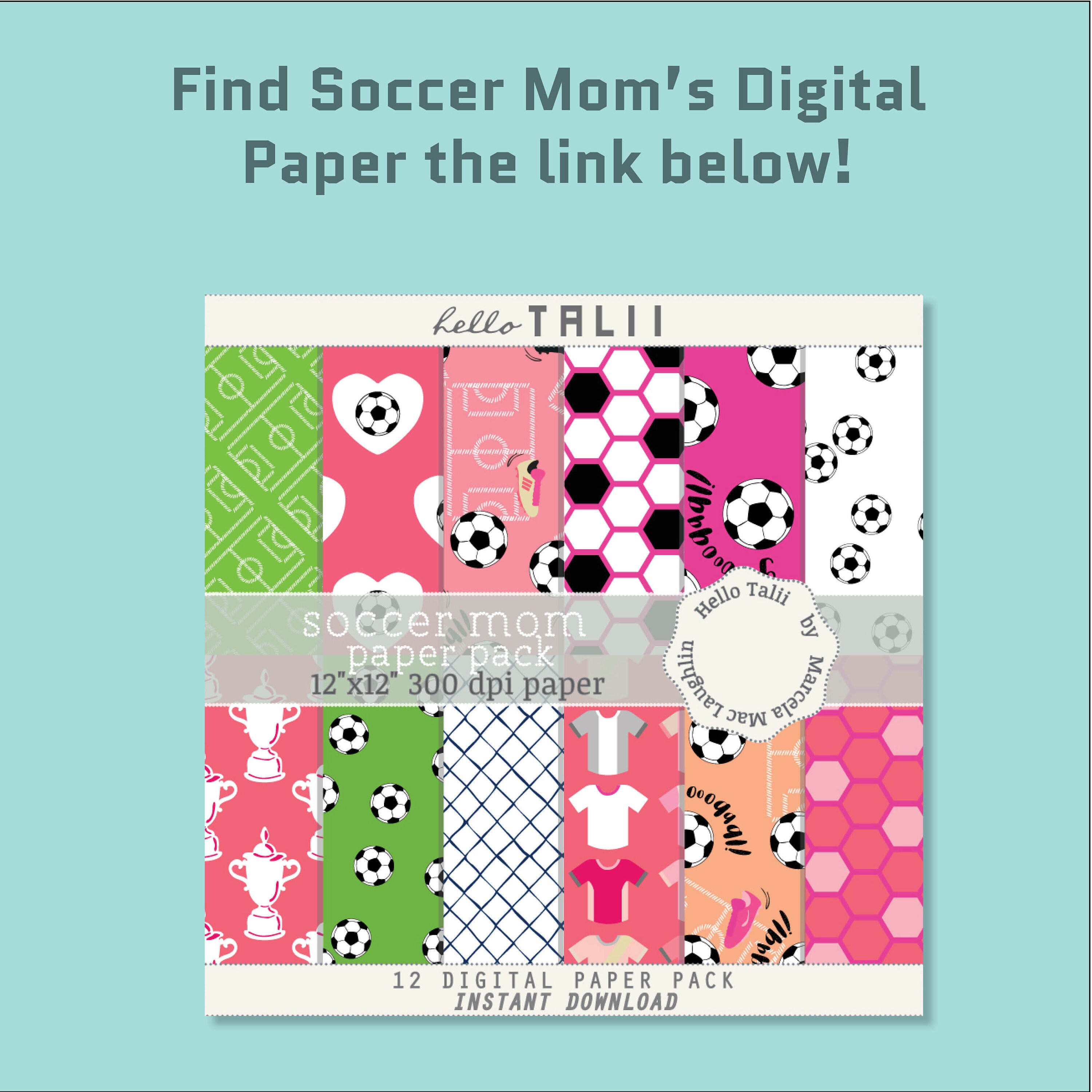 SOCCER Digital Paper- World Cup Soccer Backgrounds Football Graphics ...