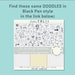 Chalkboard Back to SCHOOL Doodles Clip Art- 101 Science and Math WHITE ...