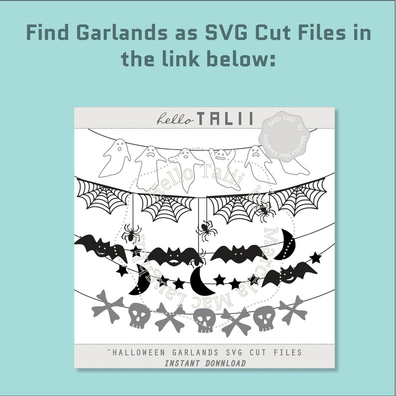 Halloween Clipart HALLOWEEN Bunting Flags and Banners Clipart - Etsy