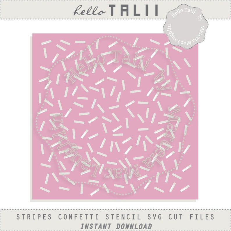 CONFETTI SPRINKLES Digital Stencil SVG Cut Files Sprinkles - Etsy