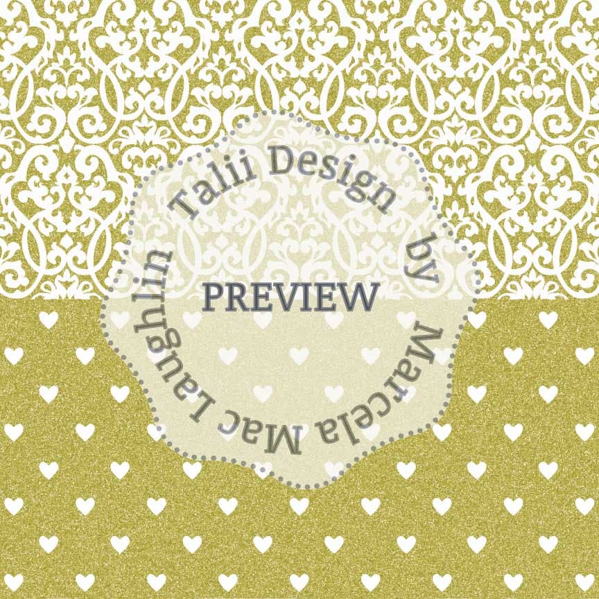 GOLD DIGITAL PAPER White and Gold Glitter Backgrounds Damask - Etsy