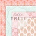 PINK PAISLEY Digital Paper- Pink Arabesques Digital Pink Aqua White ...