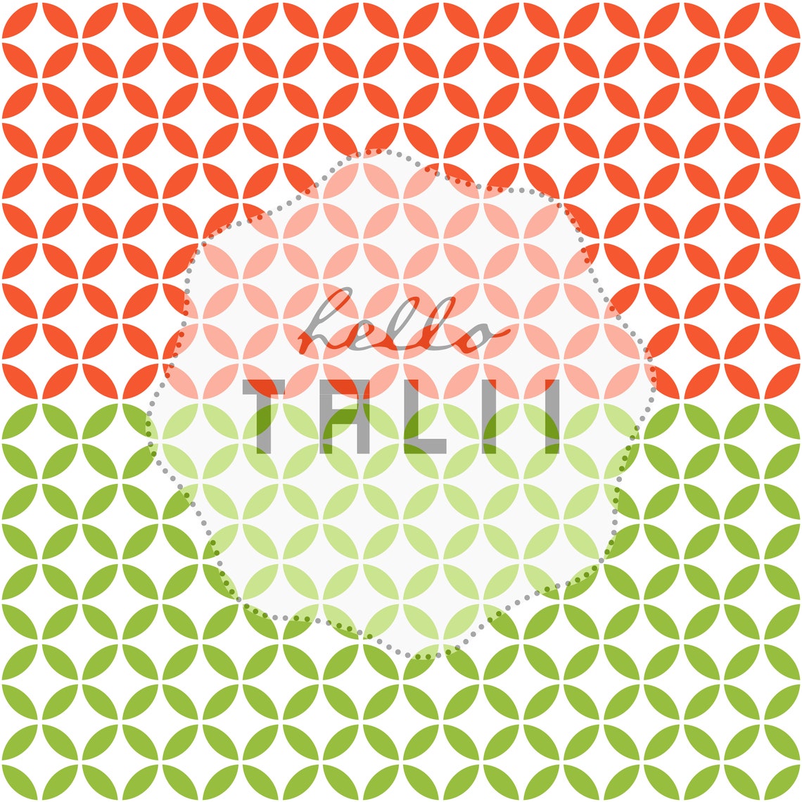 Rainbow QUATREFOIL Digital Paper Retro Pop Trellis | Etsy